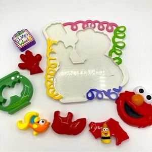 Mattel | Toys | Vtg 20 Mattel Sesame Street Elmos World 3d Plastic ...